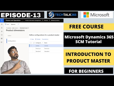 EPISODE 13 | How to create a Product Master in D365 Finance and Operations