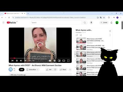 blind reaction:"What Rhymes with even? Ani Brava's Wild Comment Section by Chat Music" compilation