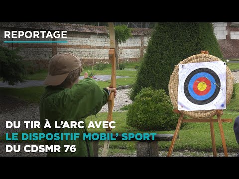 Du tir à l'arc avec le dispositif mobil'sport du CDSMR 76
