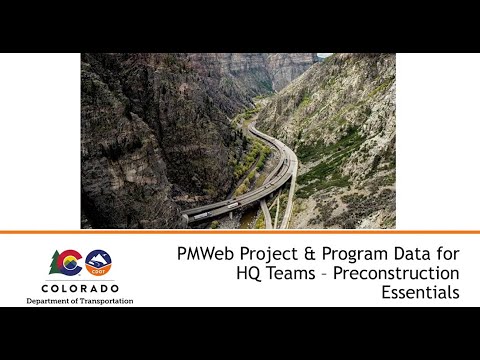 CDOT TETP Insights: Project Health and Deliverables in PMWeb