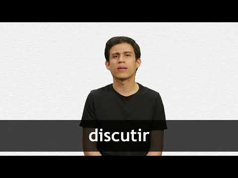 English Translation of “DISCUTIR” | Collins Spanish-English Dictionary