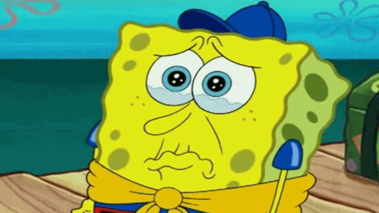 Spongebob Crying Gifs