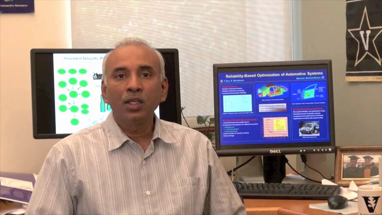 Sankaran Mahadevan: Risk and Reliability Engineering & Management, Civil Engineering, Vanderbilt