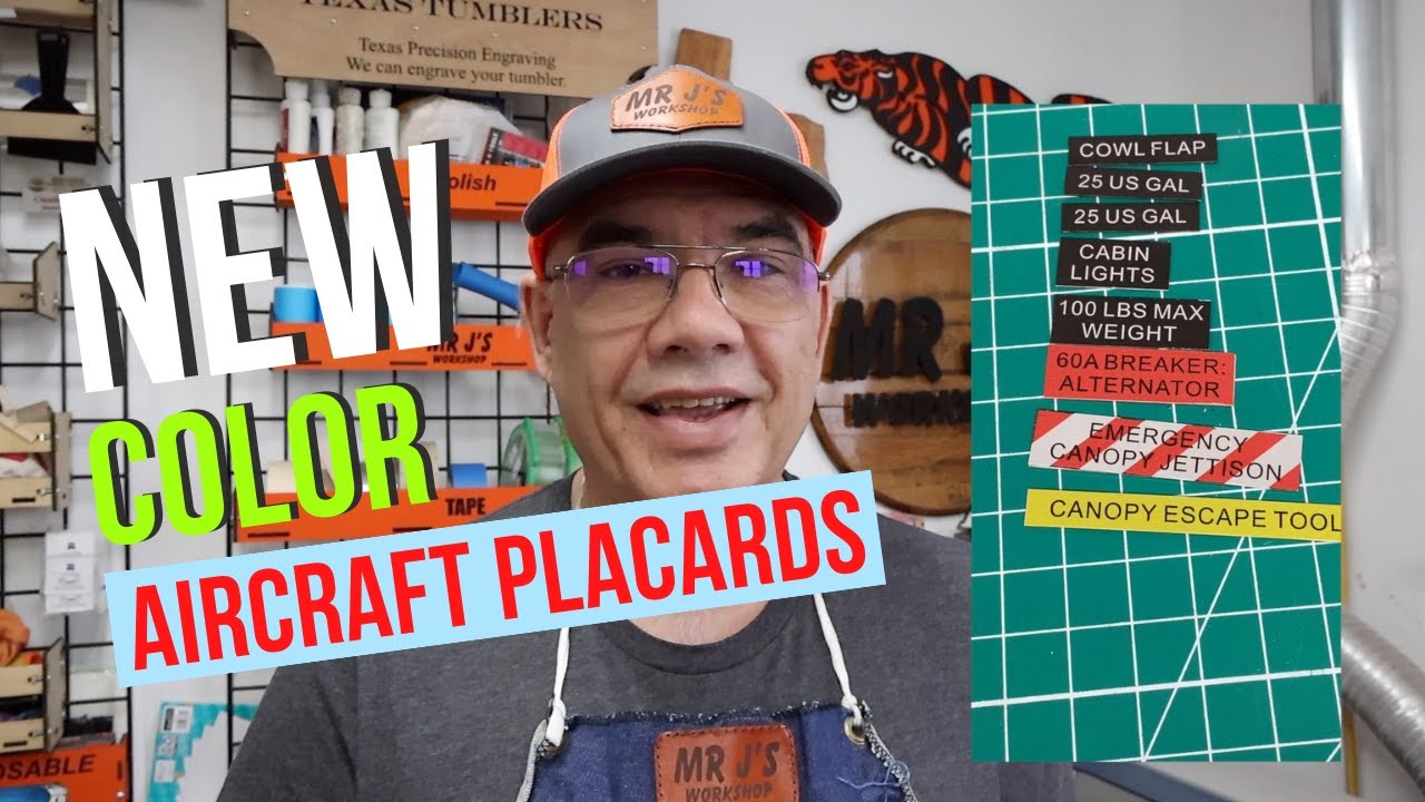 Color Aircraft Placards