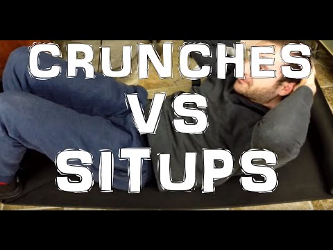 Why Crunches Are Better Than Situps As An Ab Exercise