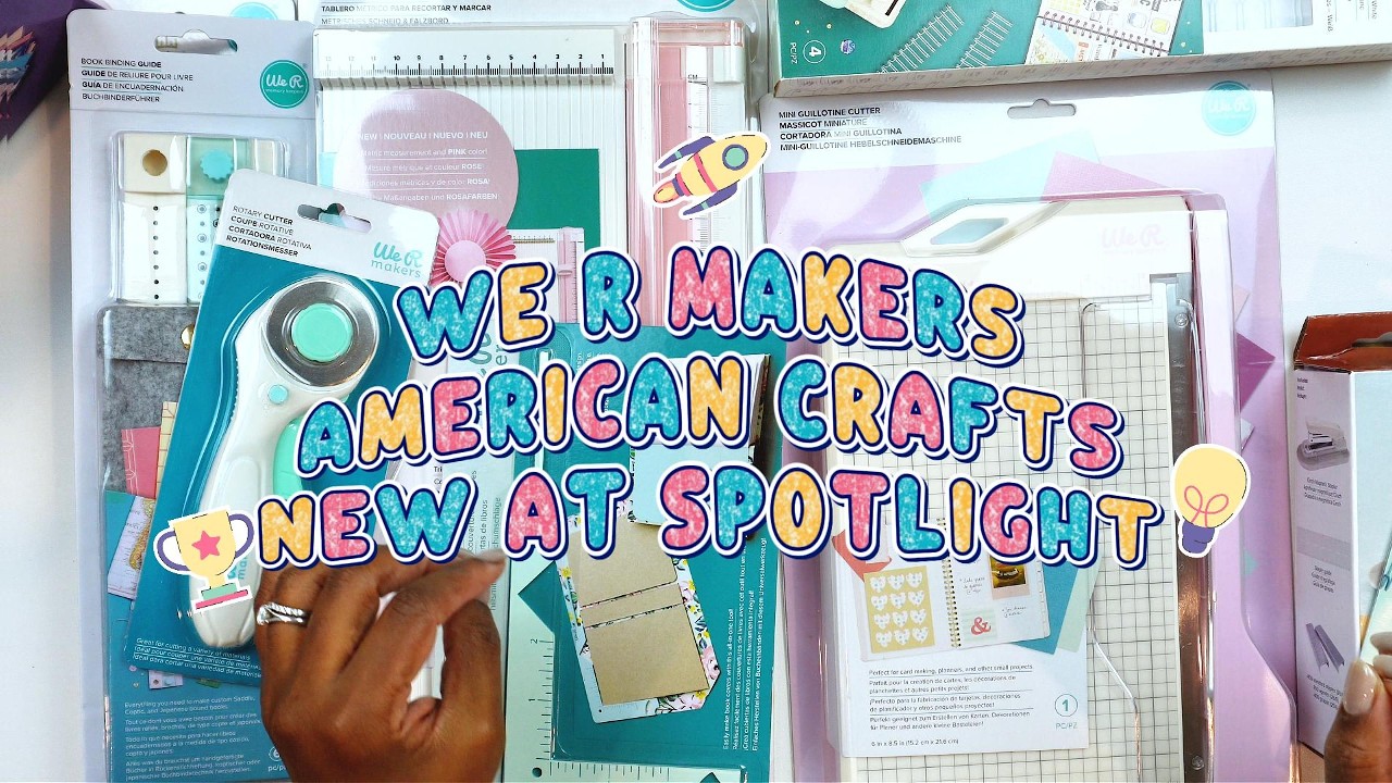BIG Craft News! New We R Makers Tools and American Crafts Supplies Are Coming to Spotlight Australia