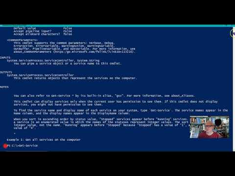 Powershell: Uses of the help system (Intro to Powershell series video 3-2)