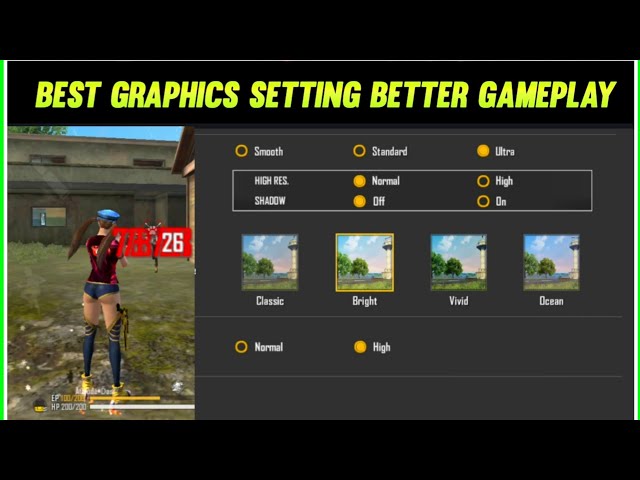 Best Free Fire settings for headshots and 360° gloo wall tricks