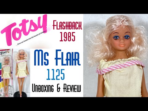 MS FLAIR 1125 MONTGOMERY WARD 1980'S BARBIE CLONE FASHION DOLL TOTSY TOYS π ECW π UNBOXING & REVIEW