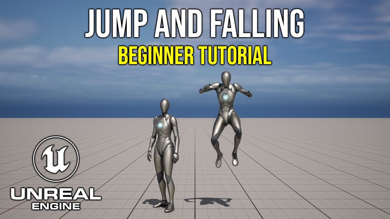 How To Add A Jump And Falling Mechanic With Animations In Unreal Engine 5 - Beginners Tutorial