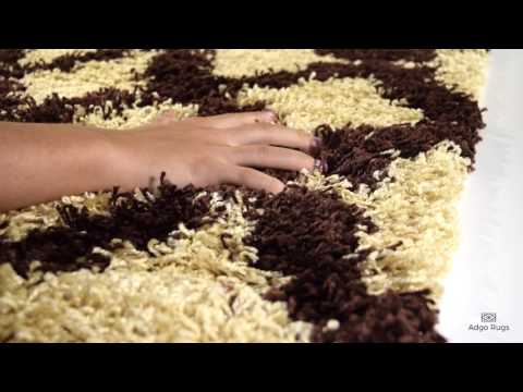 Adgo Rugs Chester Collection Yellow and Brown Design