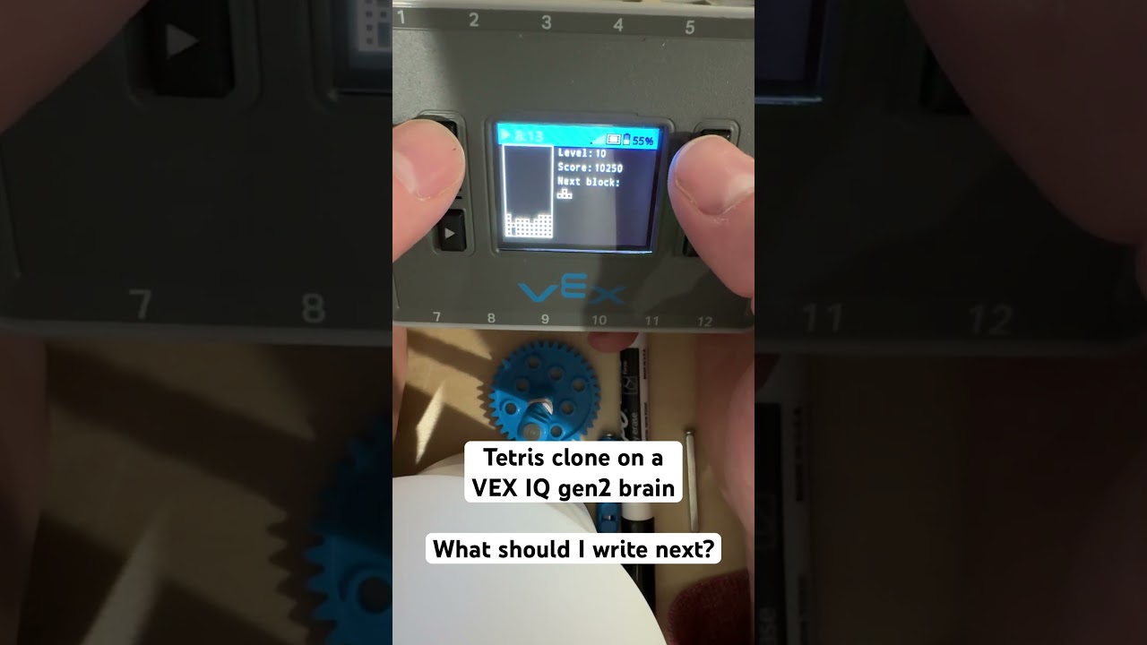 Tetris on Vex IQ gen2 brain - VEX IQ General Discussion - VEX Forum