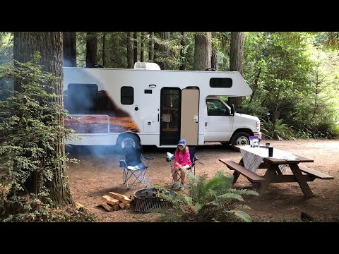 Crescent City, California 🇺🇸🇺🇸🇺🇸 …at Ramblin‘ Redwoods Campground, what a spectacular place