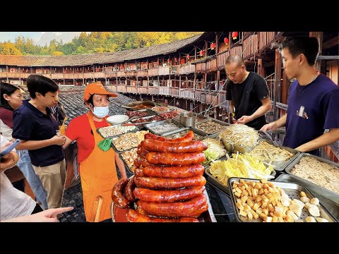 HIDDEN China Food Tour: SECRET Flavors, History & Hakka Tulou in Fujian!【Alin Food Walk】