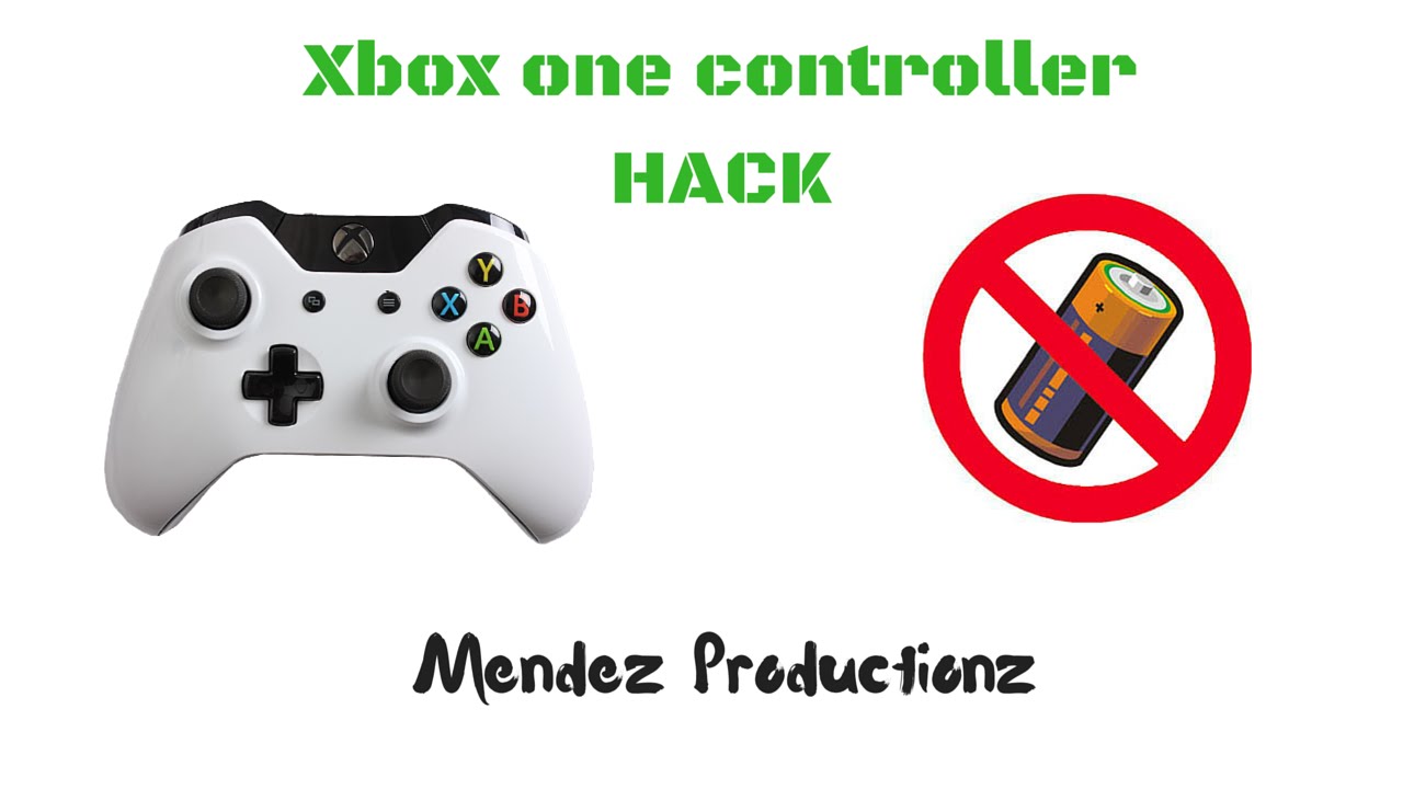 Xbox one controller hack- No batteries needed