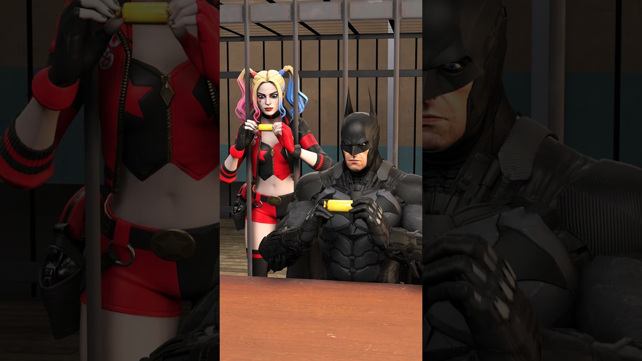 Harley Quinn vs Batman #dc #animation #3danimation