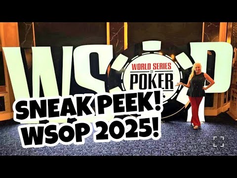 WSOP 2025 SNEAK PEEK! #wsop #vegas #horseshoe #paris
