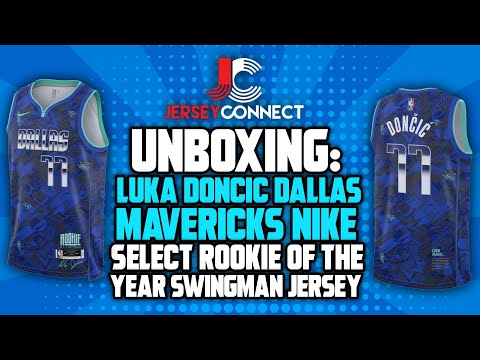 UNBOXING: Luka Doncic Dallas Mavericks Nike Select Rookie of the Year Swingman NBA Jersey