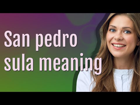 San pedro sula | meaning of San pedro sula