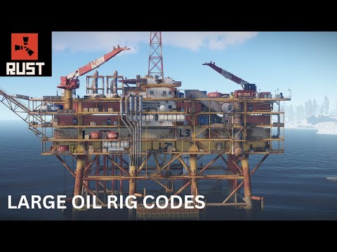 LARGE OIL RIG COMPUTER CODES (RUST) CCTV ID