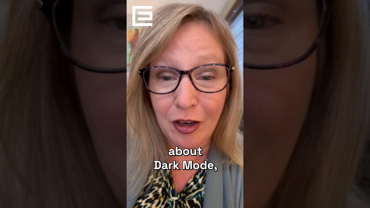 Dark Mode - 24 Web Design Trends for 2024 #websitetrends #shorts