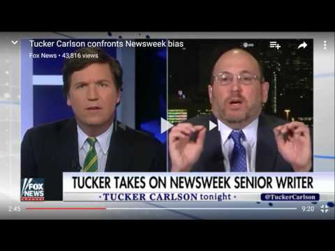Tucker Carlson destroys Newsweek bias!!