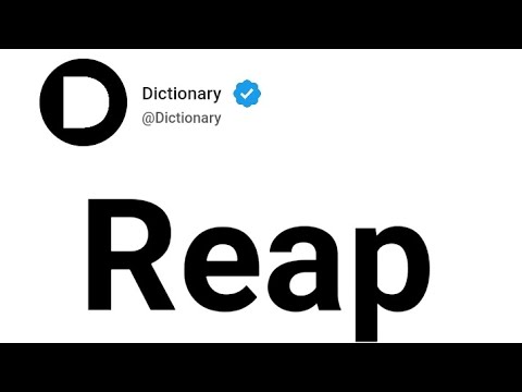 Reap Meaning In English