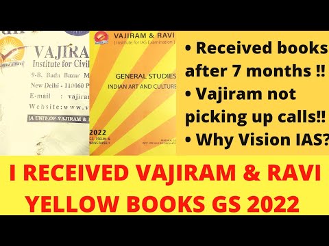 Vajiram and Ravi Yellow books | Vajiram study material | Bad experience 😔 | Why Vision IAS?