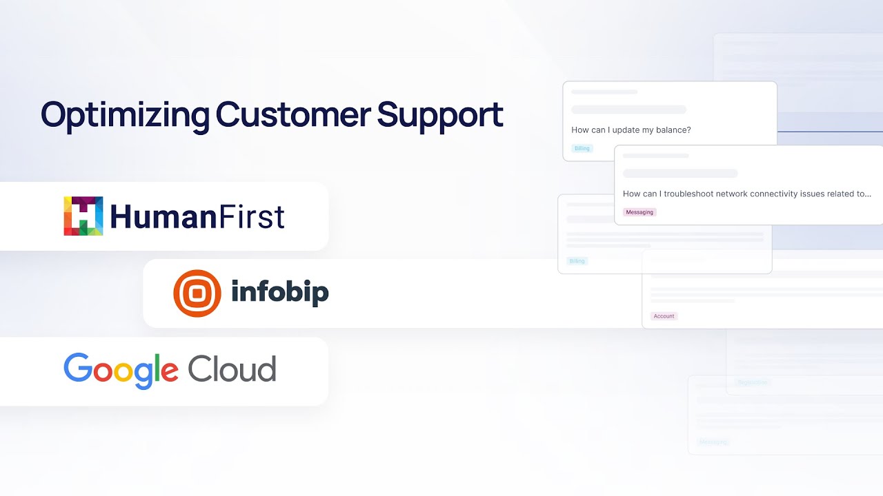 Optimizing Customer Support with Generative AI - HumanFirst + Infobip + Google Cloud