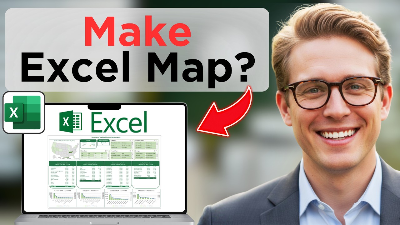 How To Make A Map In Excel (Tested)