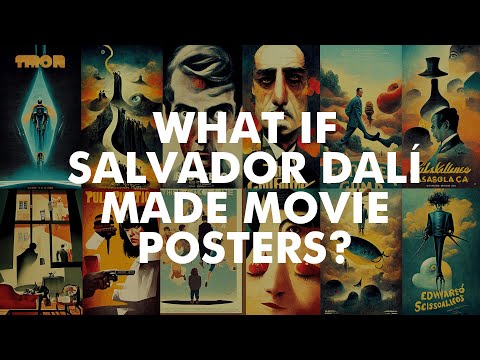 What If Salvador Dalí made movie posters?, #shorts #midjourney