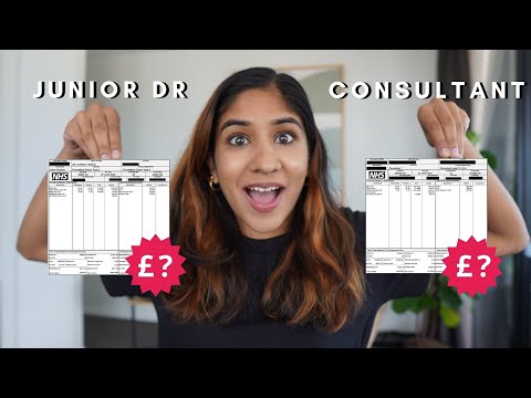 JUNIOR DOCTOR VS CONSULTANT SURGEON PAY SLIPS in the NHS 💸 | How much money do NHS doctors make?