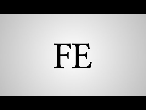 What Does "FE" Stand For?