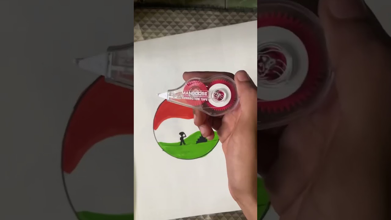 How to use Correction tape | Simple and easy to use correction tape | #shorts