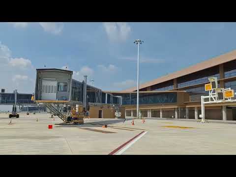 The general TIA captures airport locations and its commitment to finish soon Techo Airport
