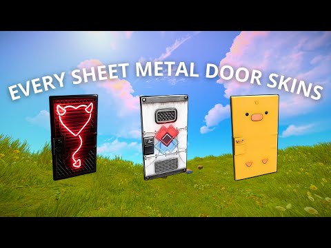 Every Sheet Metal Door Skin in Rust 2023