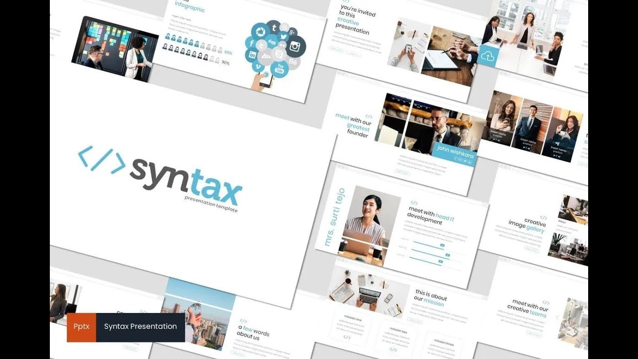 Syntax - PowerPoint Template