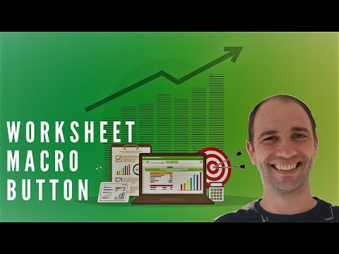 How to insert a macro button on the Worksheet - using shape or picture