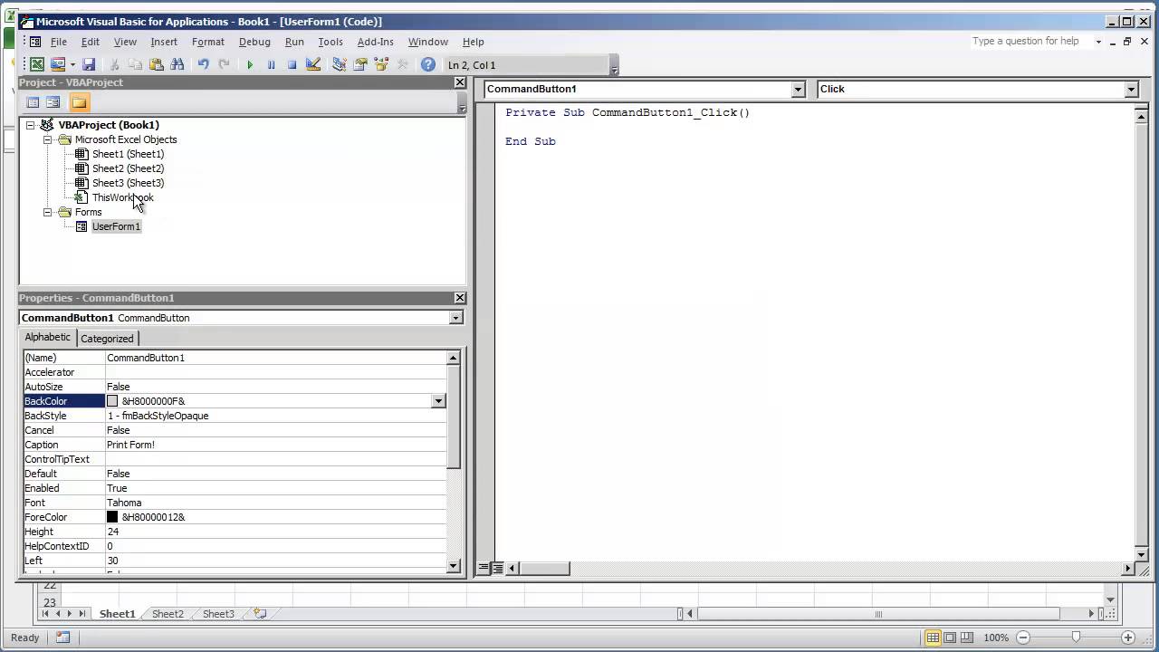 VBA Excel 2010 - How to Print a UserForm using VBA