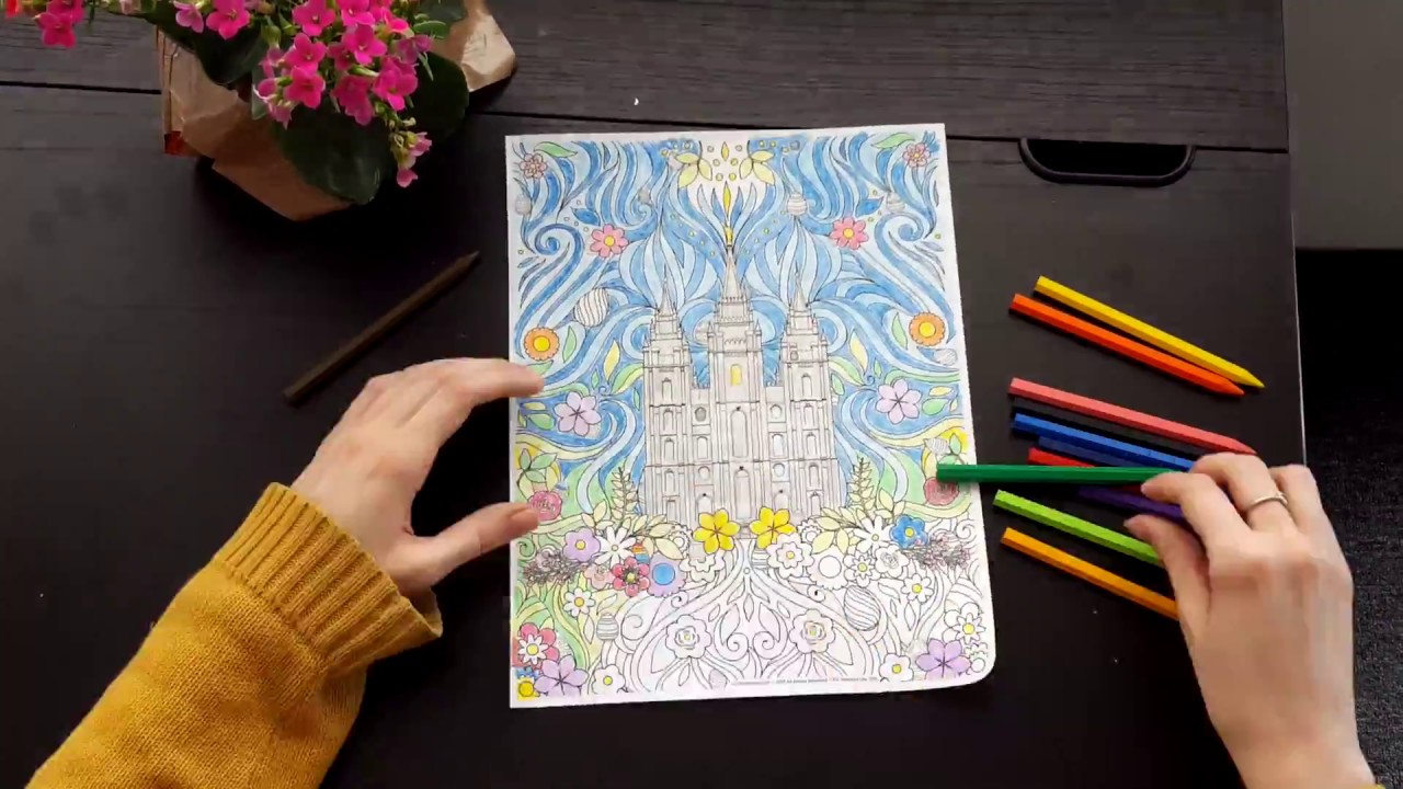 FREE LDS Easter Coloring Page - Printable