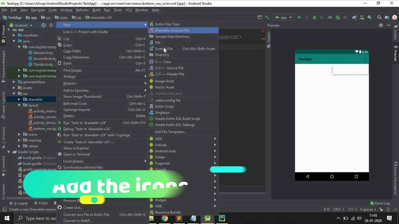BottomNavigationViewEx android library implementation | JAVA