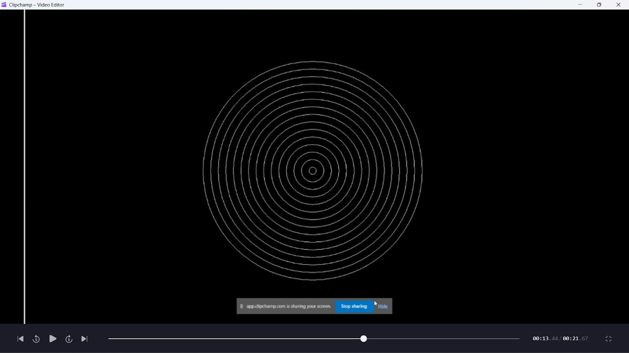 Concentric Circle  Animation | Using C program | Using Code Blocks