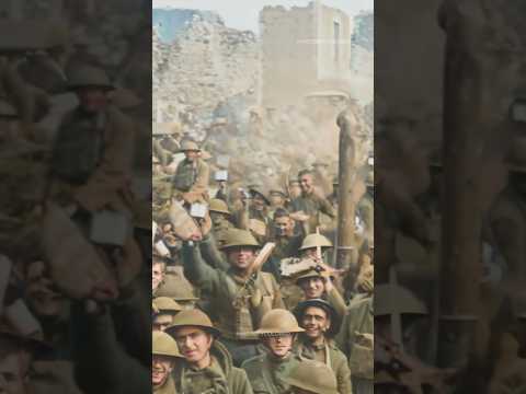 US Soldiers in 1918 - Restored Footage
