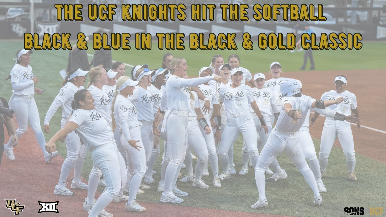 UCF Knights hit the softball black & blue in the black & gold classic