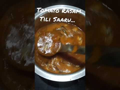 Tomato Rasam | Tomato Tili Saaru | Quick n Easy | South Indian Dish | Tasty n Spicy..