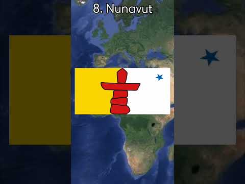Every Canadian Province and Territories flags #flags #canada