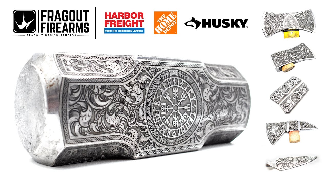 Viking Vector Engraving Design Bundle by Fragout Design Studios