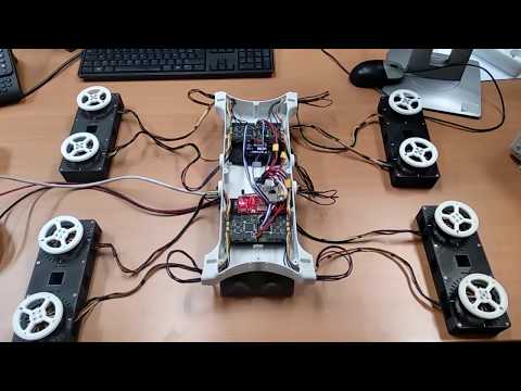 8dof uDriver SPI + IMU + Master Board, 1kHz control via Ethernet
