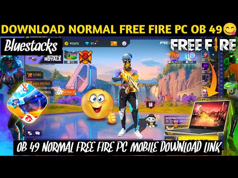HOW TO DOWNLOAD / UPDATE NORMAL FREE FIRE PC OB49 || FREE FIRE X86 OB49 APK DOWNLOAD KAISE KAREN