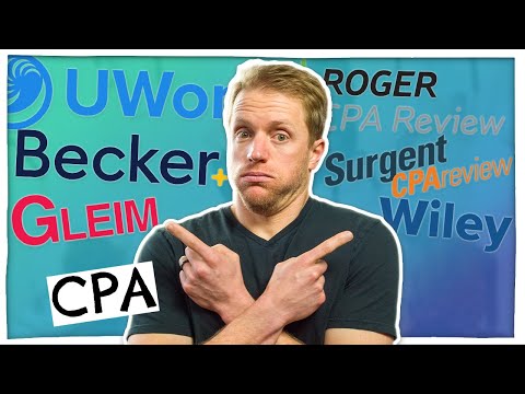 CPA Exam Prep (Becker vs Gleim vs Surgent vs UWorld)